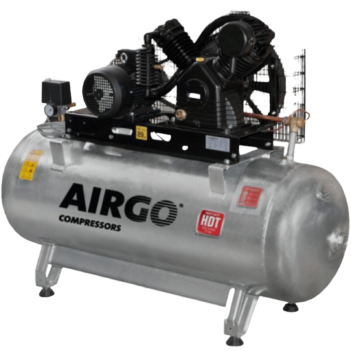 COMPRESSOR AIRGO 500L HDT INDUSTRIAL 1100L/M 15 BARES 7.5KW