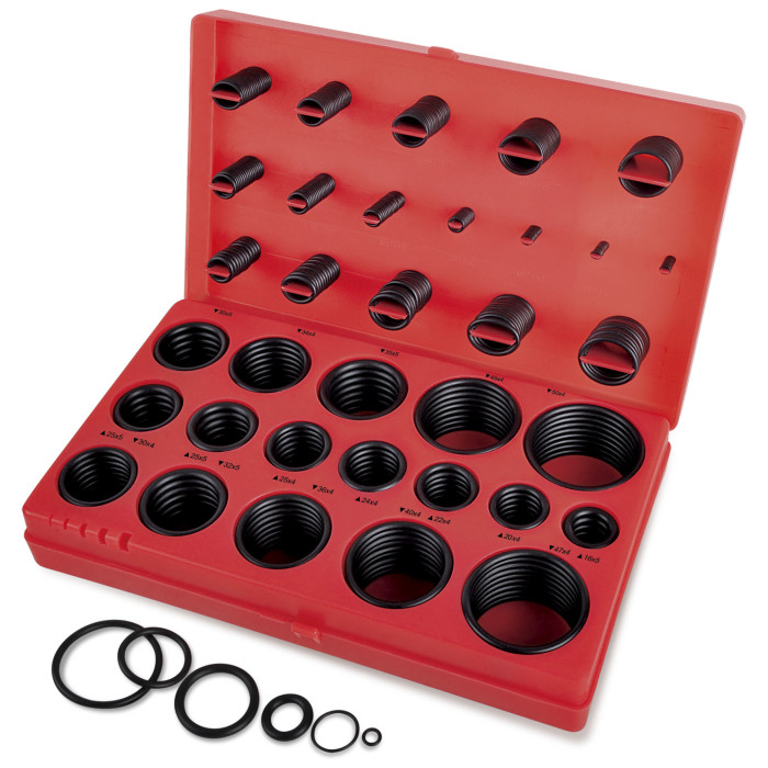 KIT SORTIDO DE O-RINGS (NBR70) 394PÇS